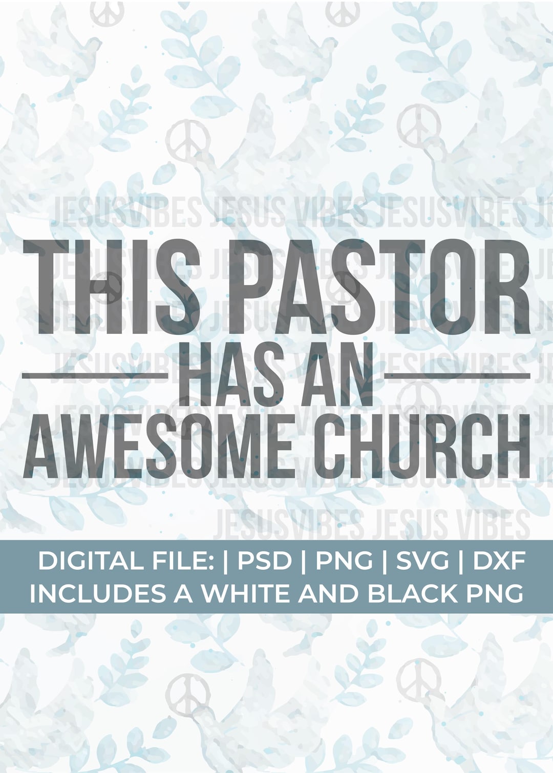 Pastor Svg Png, Church Svg, This Pastor Has an Awesome Church Svg ...