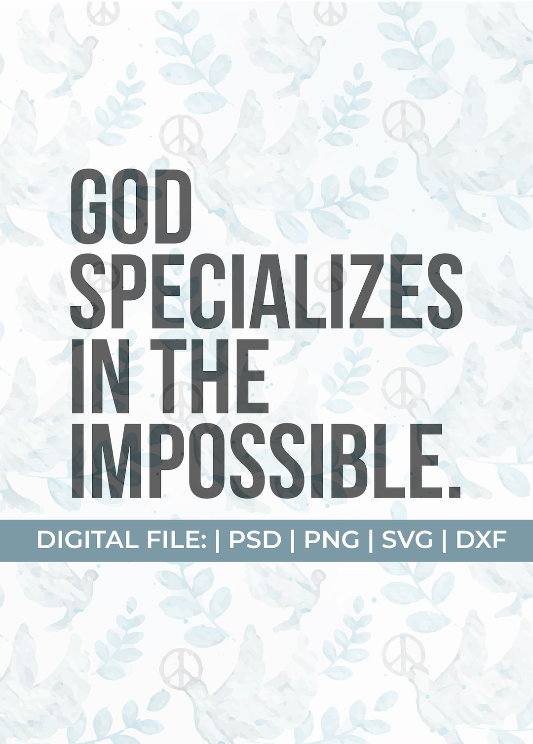 Miracles Svg, God Specializes in the Impossible Svg, Waymaker Svg ...