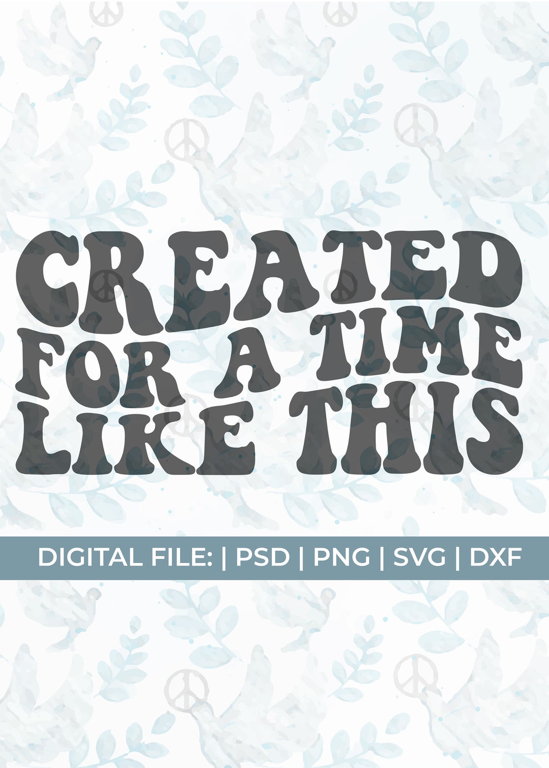 Christian Svg Created for a Time Like This Svg Created Svg - Etsy