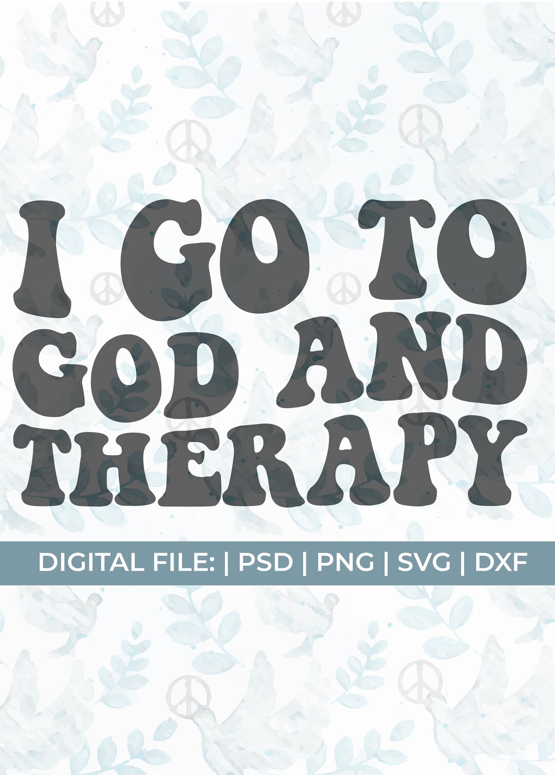Therapy Svg, God and Therapy Svg, Christian Therapist Svg, Counseling ...