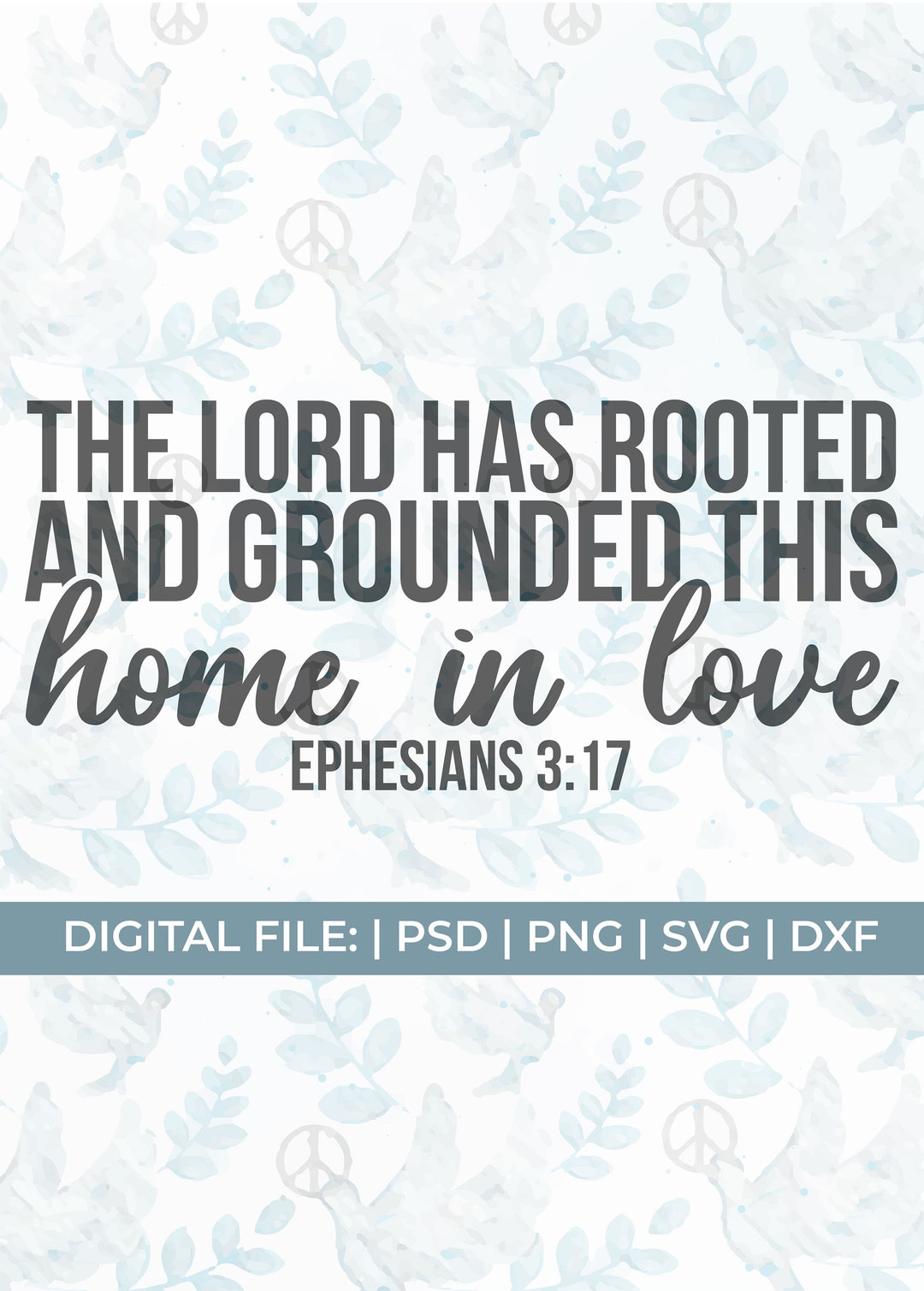 Ephesians Svg Home in Love Svg Welcome Svg Bless This Home - Etsy