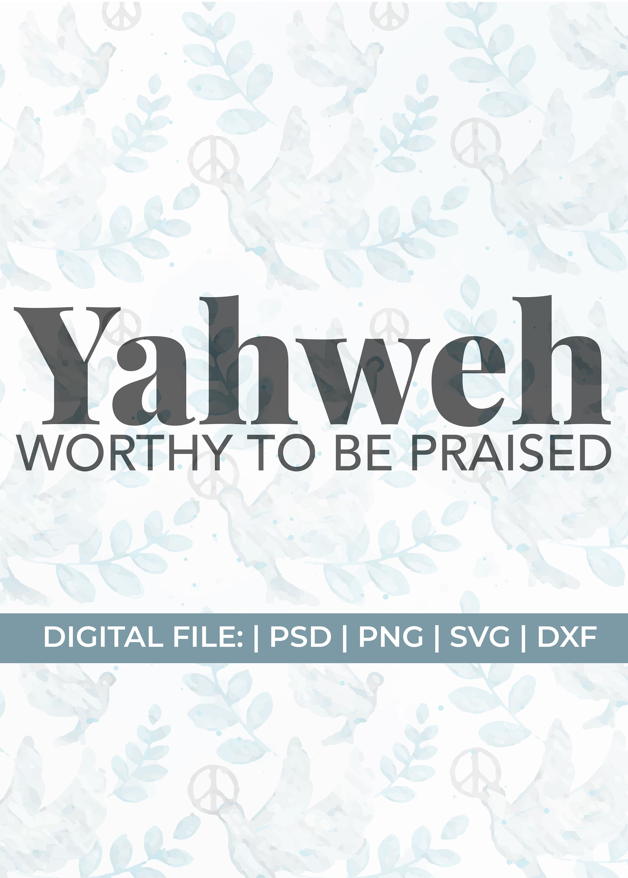 Yahweh Svg Worthy to Be Praised Svg Jesus Svg the Lord Svg - Etsy