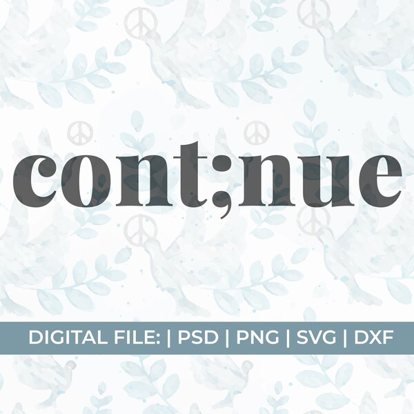 Continue Svg - Etsy