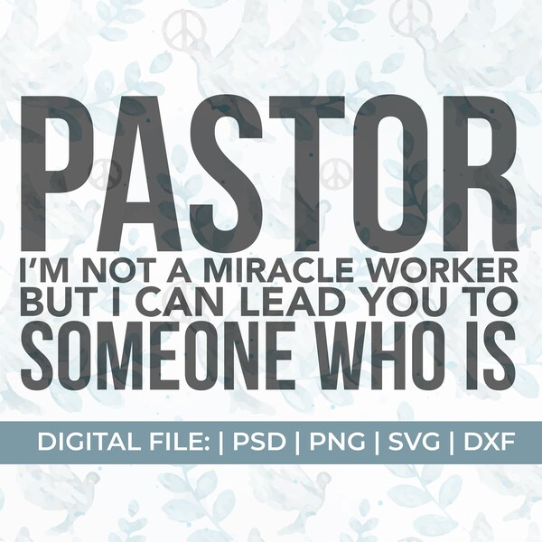 Pastor Svg Sermon Christian Bible - Etsy