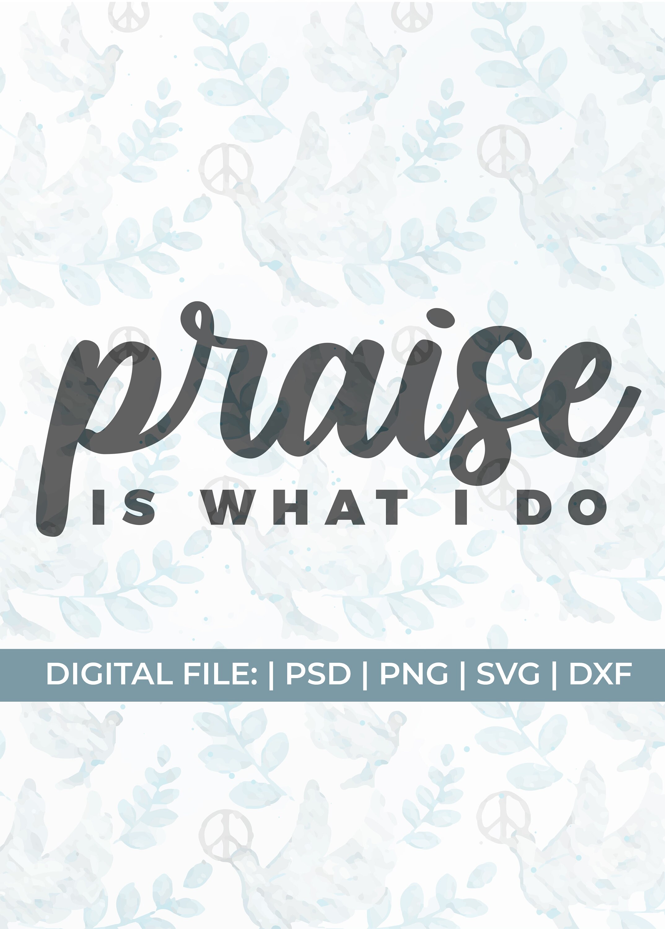 Praise Svgreligious Svg Filesscripture Svgfaith Cross - Etsy