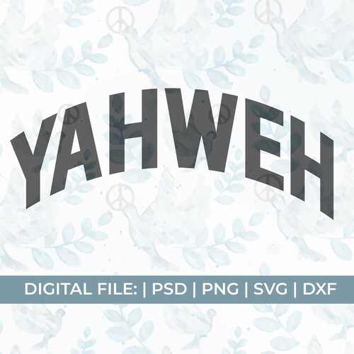Yahweh Svg Lord Svg Worship Svg Christian Svg Bible Quote - Etsy