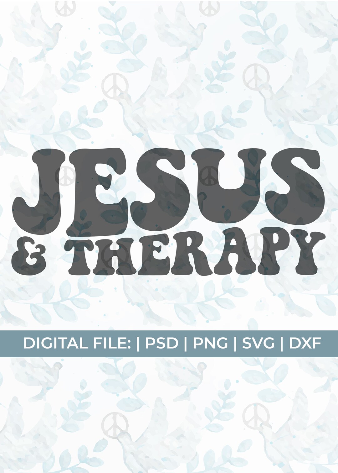 Therapy Svg Jesus and Therapy Svg Christian Therapist Svg - Etsy
