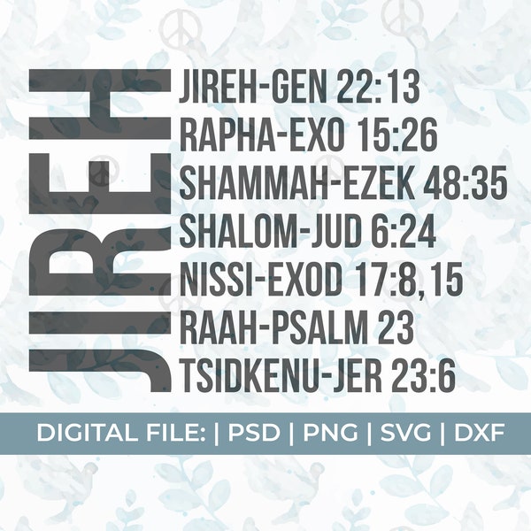 Jehovah Jireh Svg - Etsy