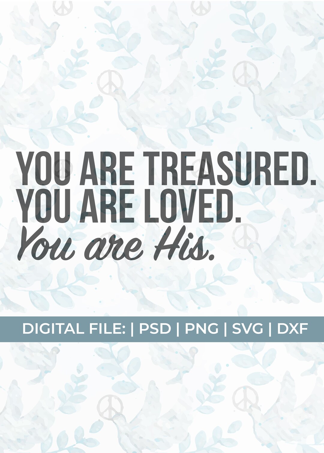 Eres atesorado svg salud mental svg cristiano svg amor - Etsy España