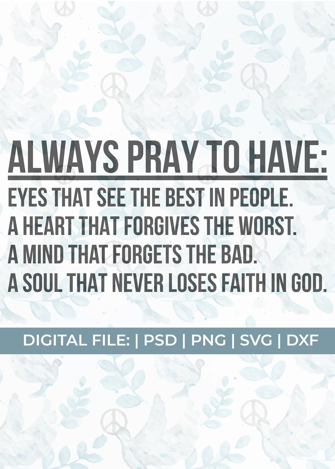 Jesus Svg Always Pray Svg Prayer Svg Pray on It Svg Bible - Etsy Australia