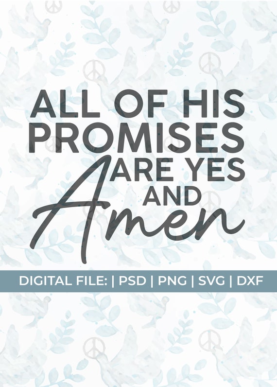 Worship Svg Promises Svg Amen Svg Yes Svg Christian Svg - Etsy
