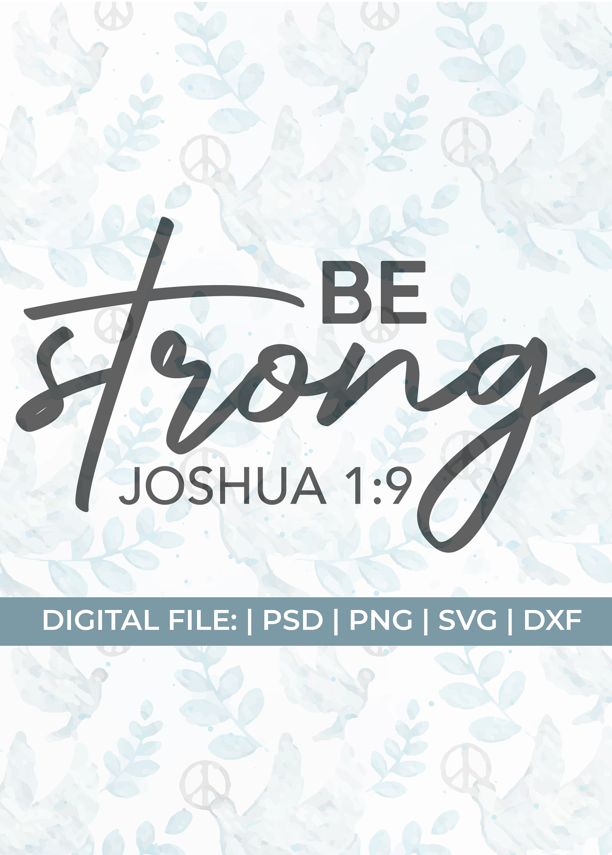 Be Strong Svg Joshua Svg Joshua 1 9 Svg Religious Svg - Etsy Finland