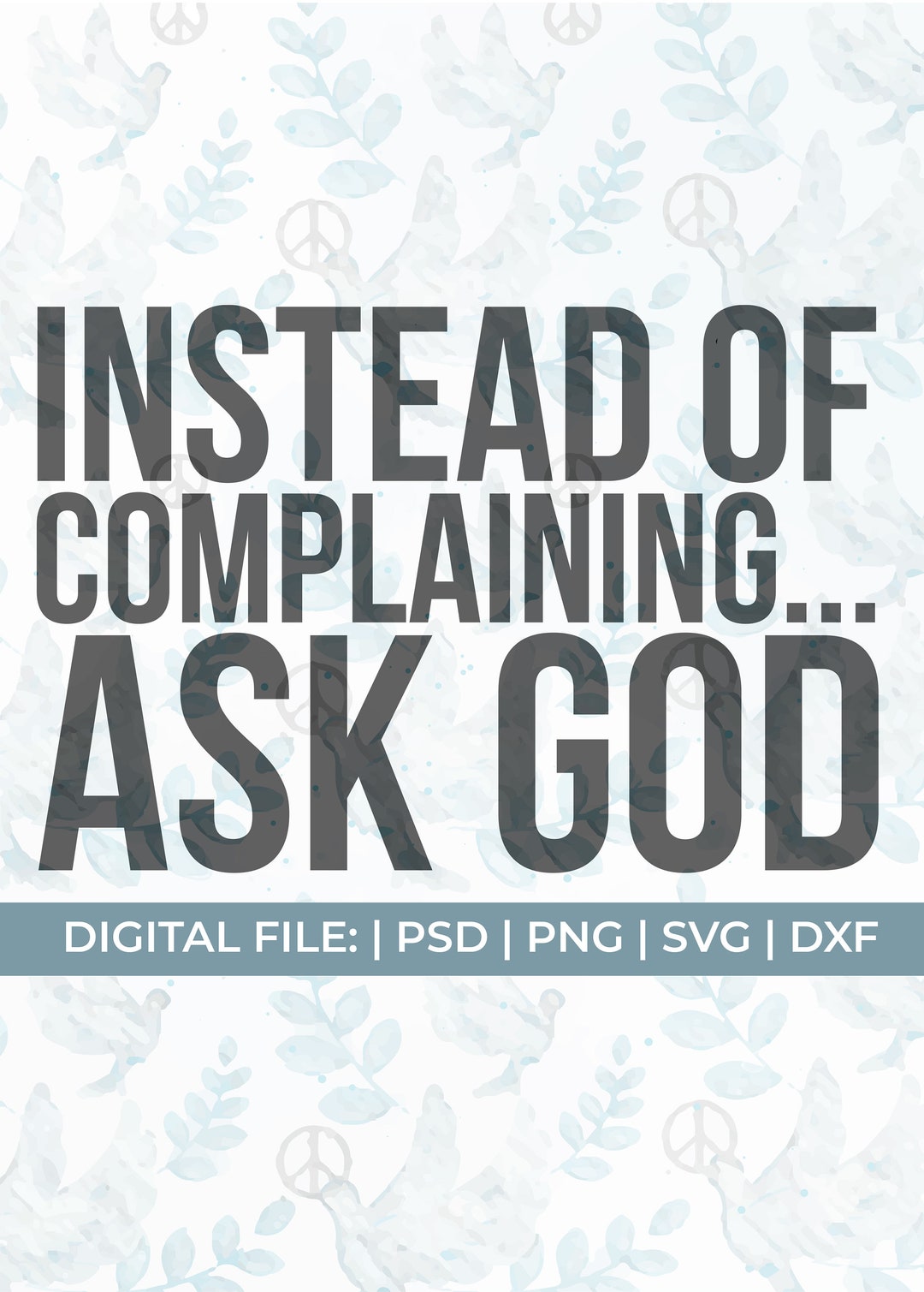 Ask God Svg Prayer Svg Praying Svg Praise Svg Worship Svg - Etsy