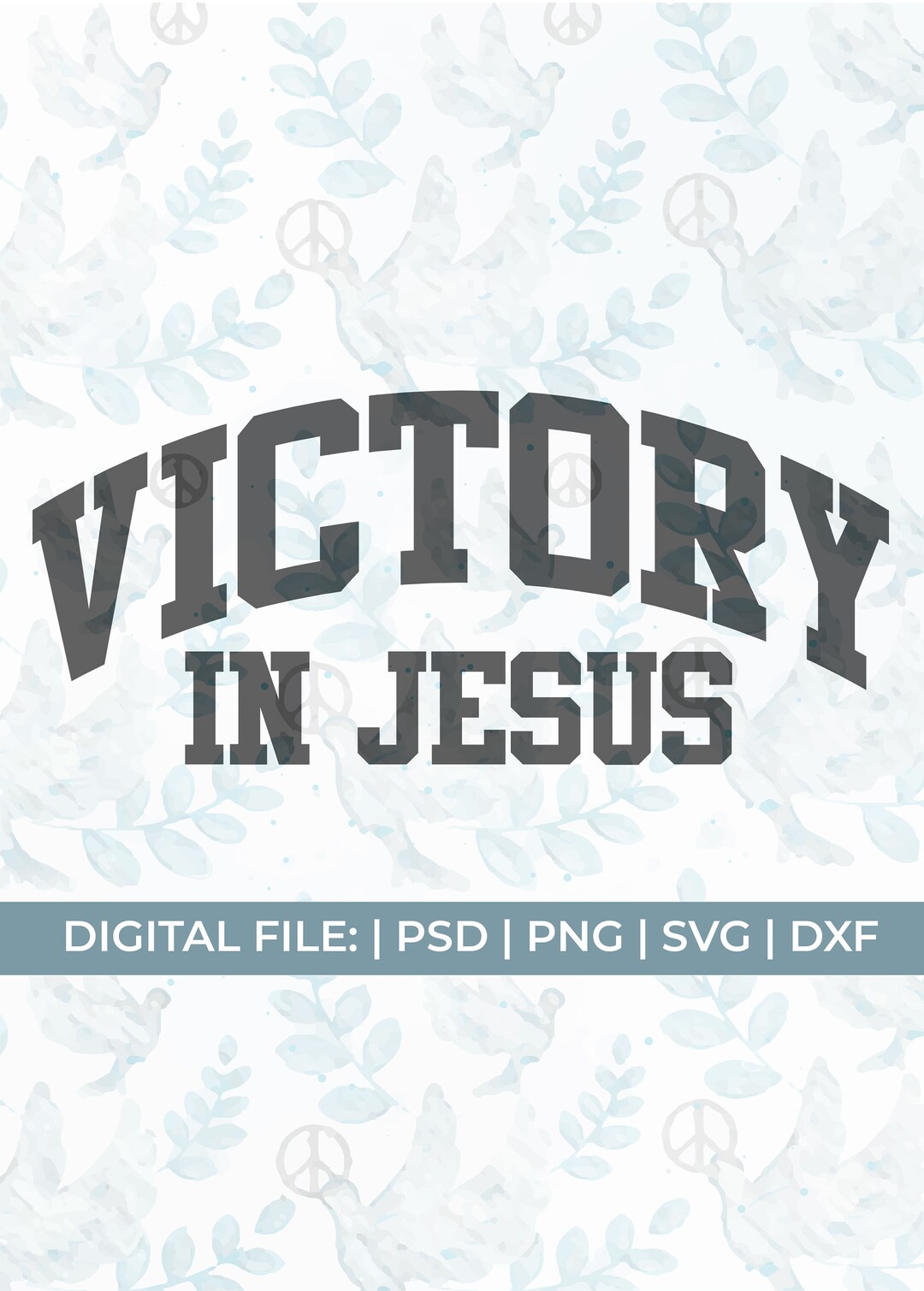 Victory in Jesus Svg Catholic Svg Jesus Clip Art Biblical - Etsy