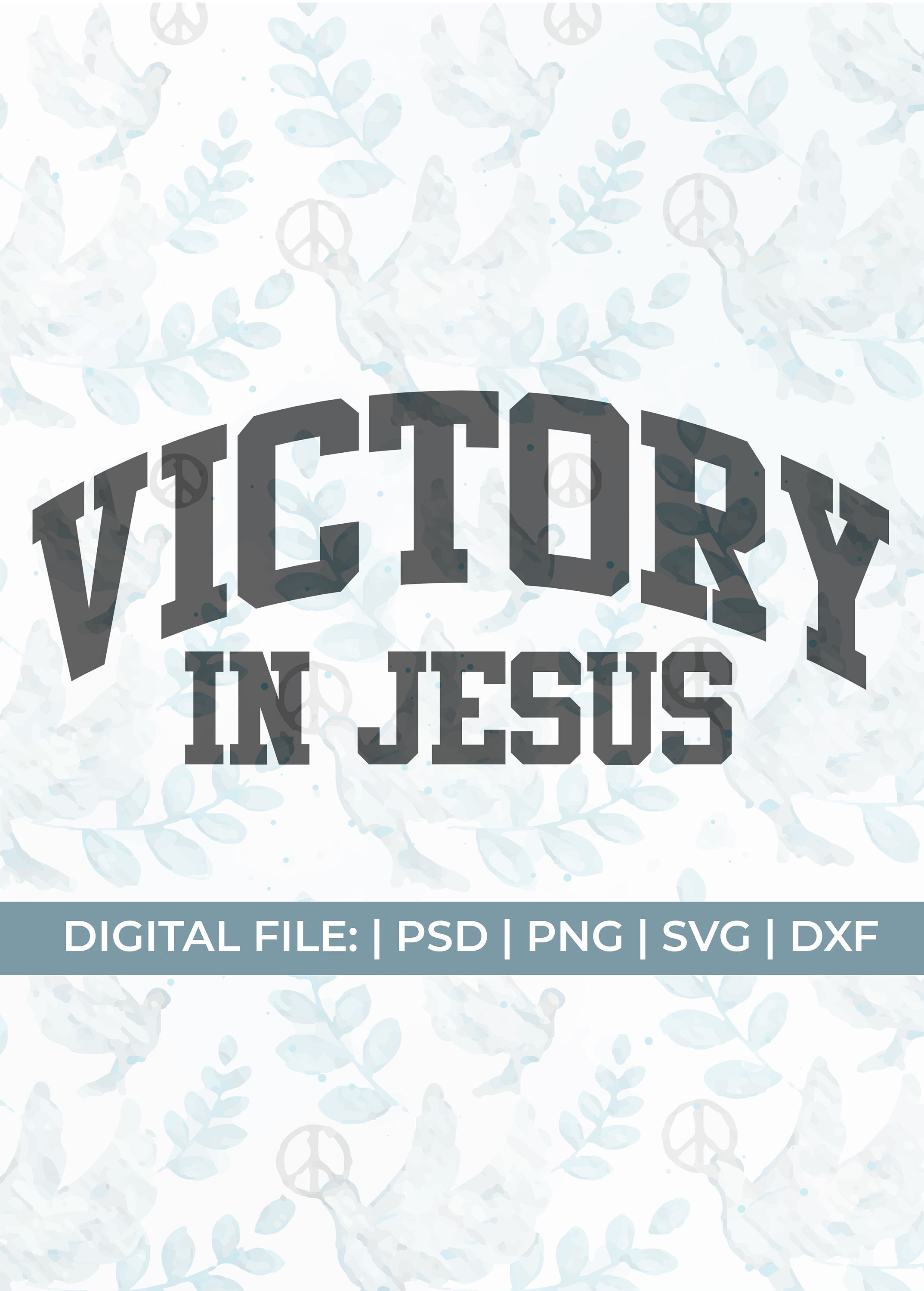 Victory in Jesus Svg Catholic Svg Jesus Clip Art Biblical - Etsy
