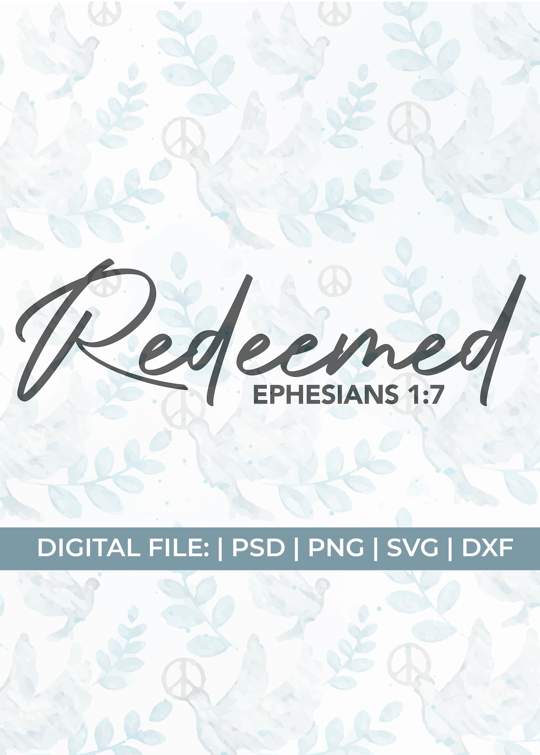 Redeemed Svg Redeemed Cross Svg Chosen Svg Forgiven Svg - Etsy