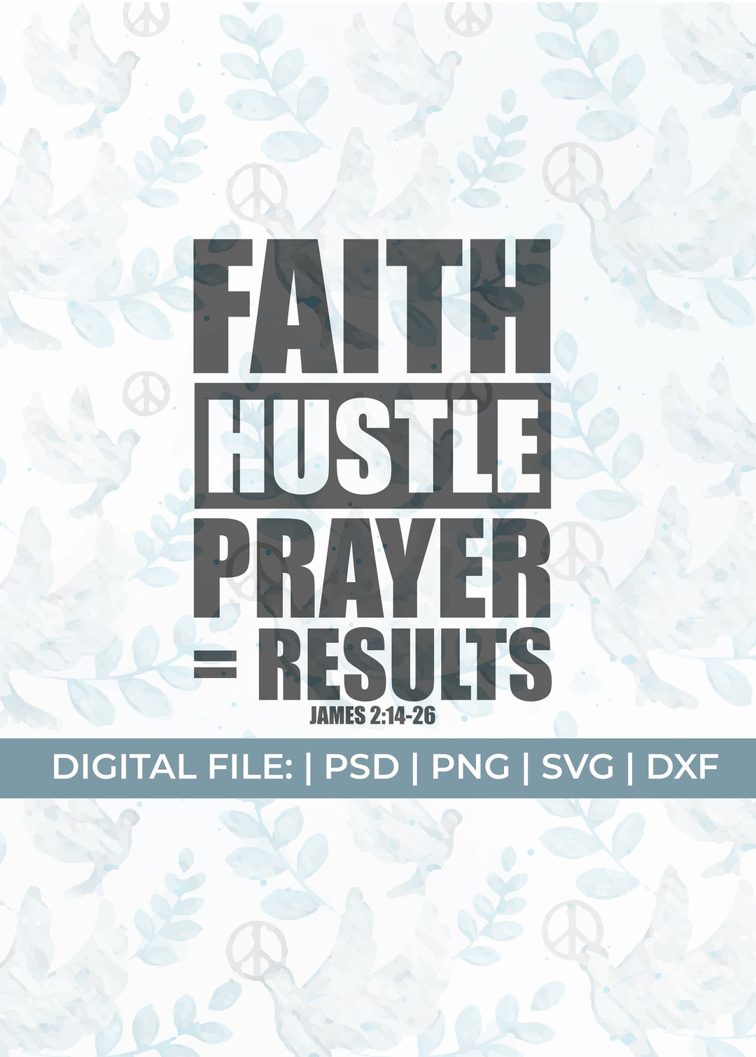 Faith Hustle Prayer Svg, Motivational Svg, Entrepreneur Svg, Hustle Svg ...