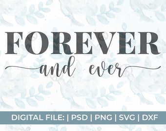 Forever and Ever Svg - Etsy