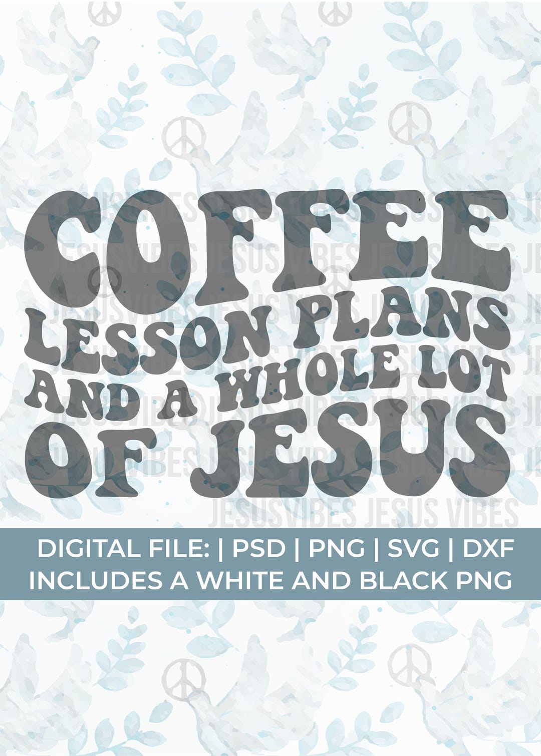 Teacher Svg Png, Christian Teacher Svg Png, Lesson Plans Svg, Coffee ...