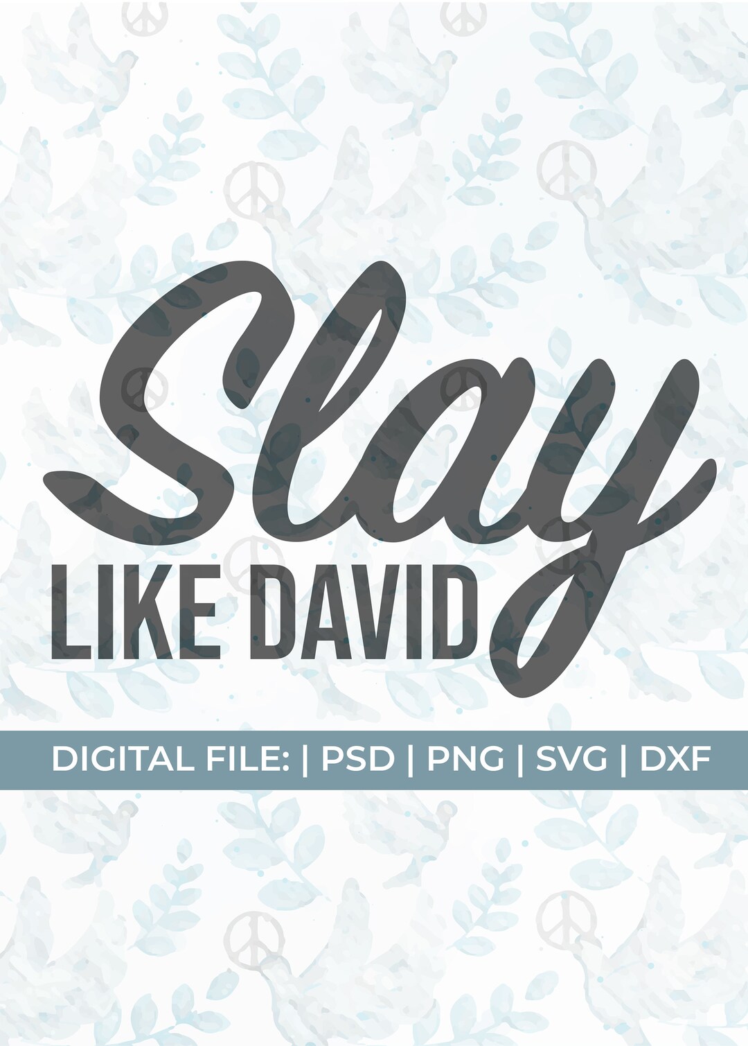 Slay Svg Slay Like David Svg Funny Christian Svg Ministry - Etsy