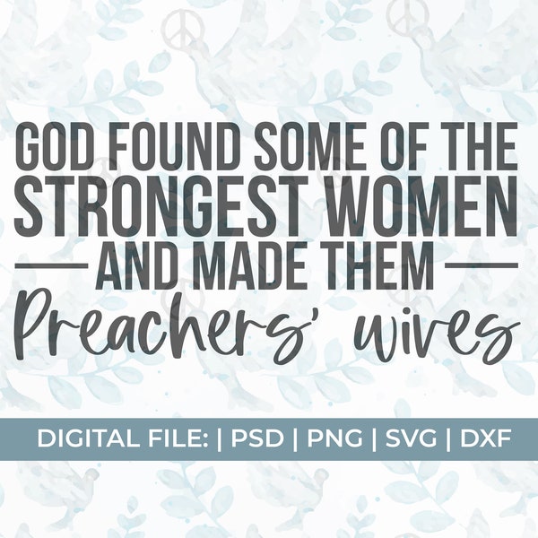 Pastors Are Special but a Pastor Wife is a Blessing Svg - Etsy