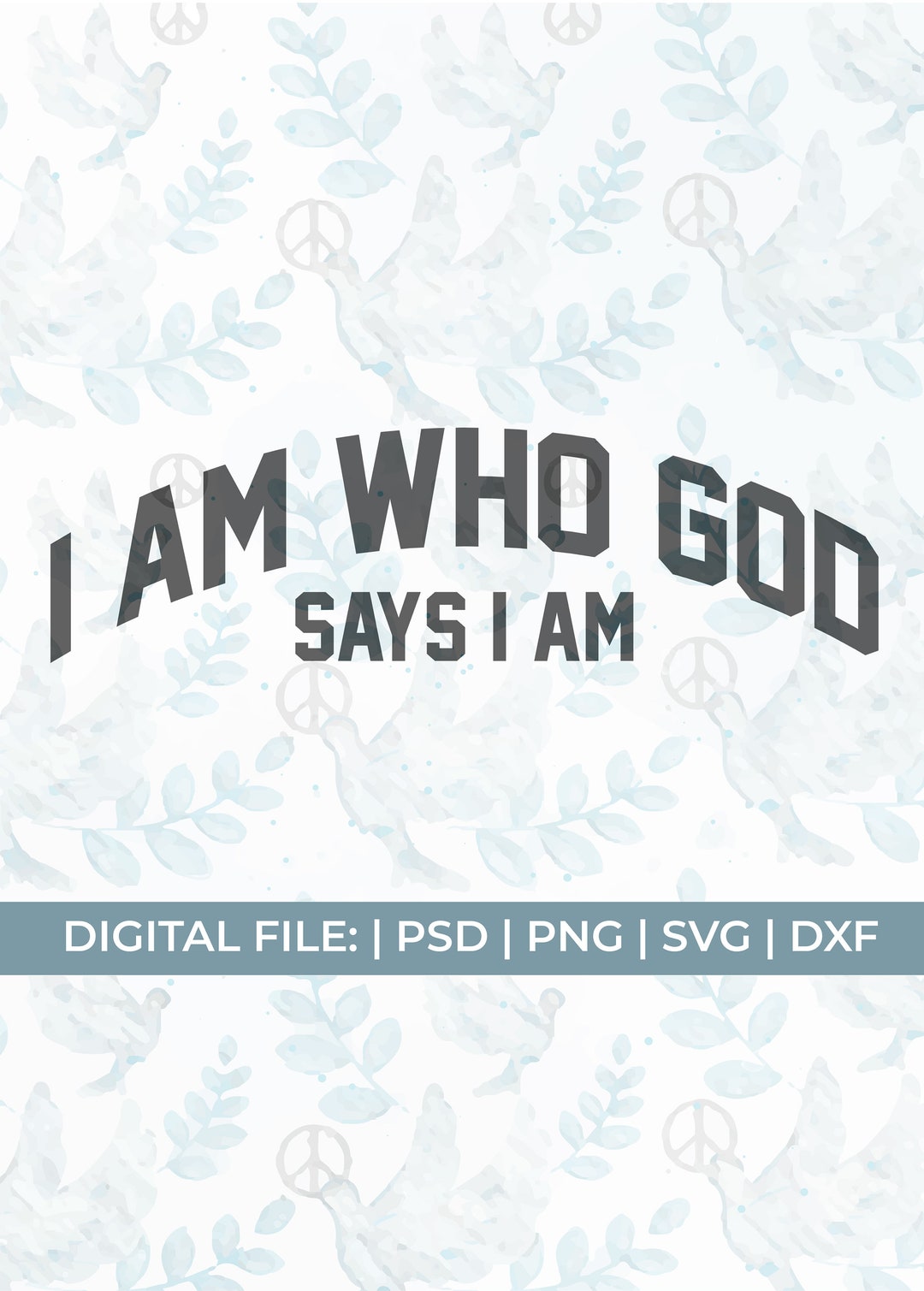 I Am Who God Says I Am Svg, Christian Svg, Jesus Svg, Worship Svg ...