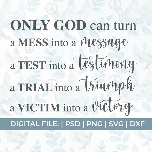 Mess Into a Message - Etsy