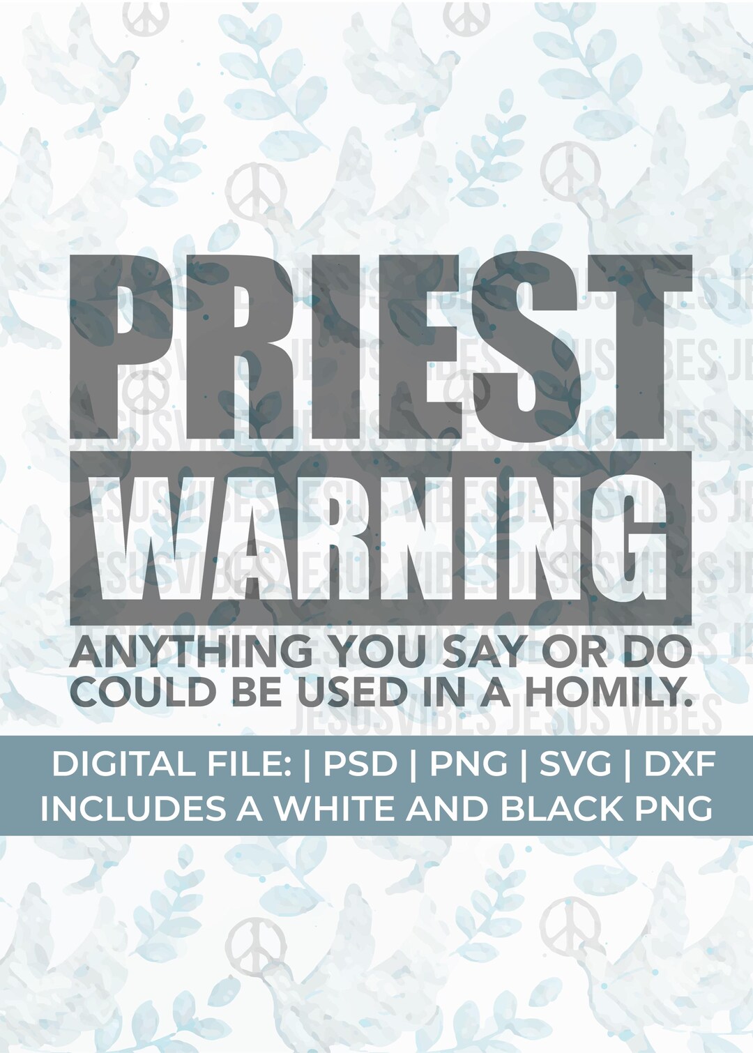 Priest Svg Png, Priest Shirt Svg, Homily Svg Png, Catholic Svg Png ...