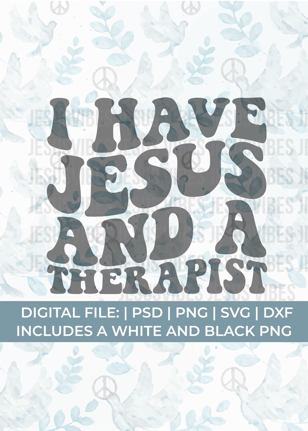 Therapy Svg Png, I Have Jesus and a Therapist Svg, Counseling Svg Png ...