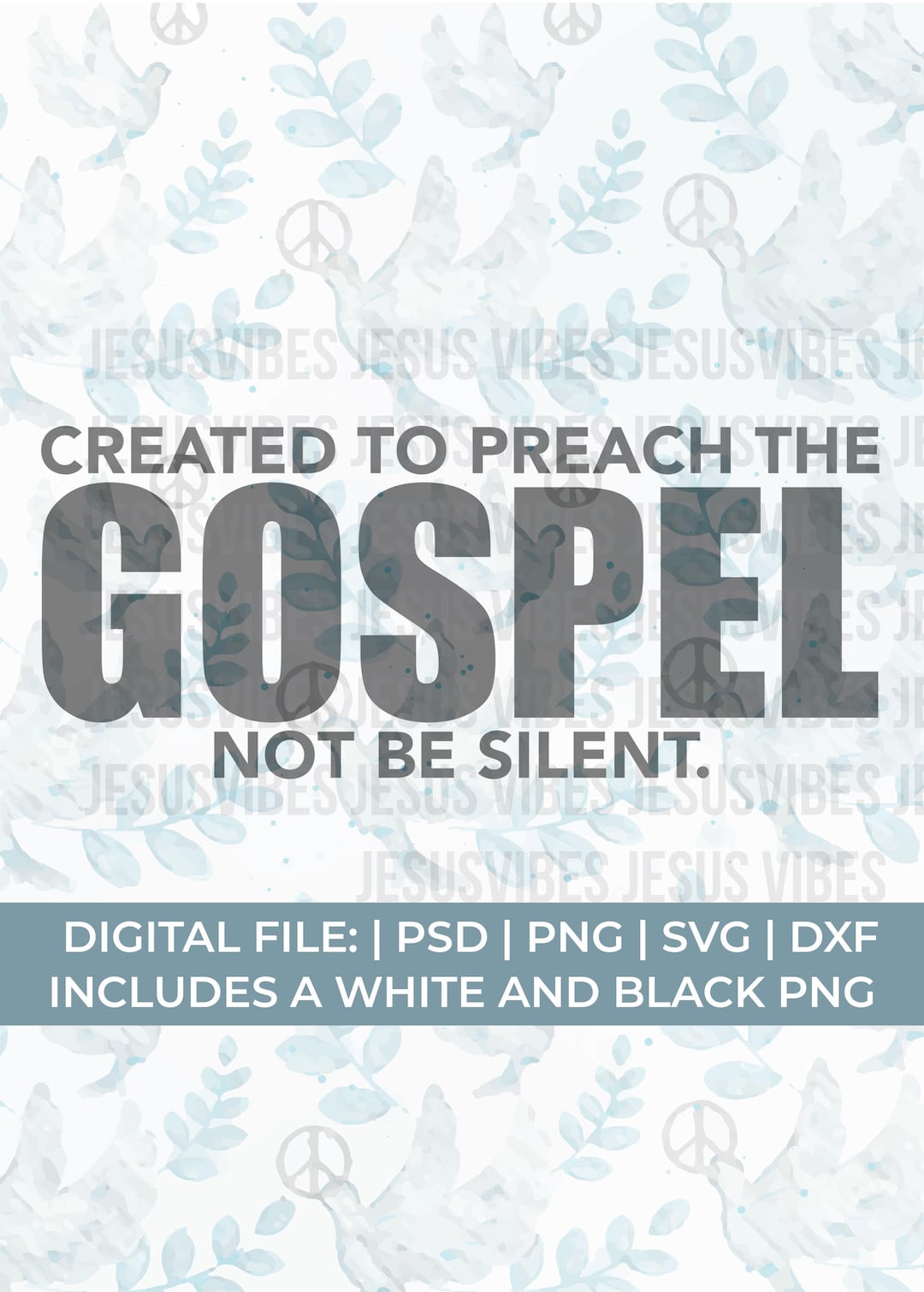 Gospel Svg Png, Created to Preach Svg, Preacher Svg Png, Pastor Svg Png ...