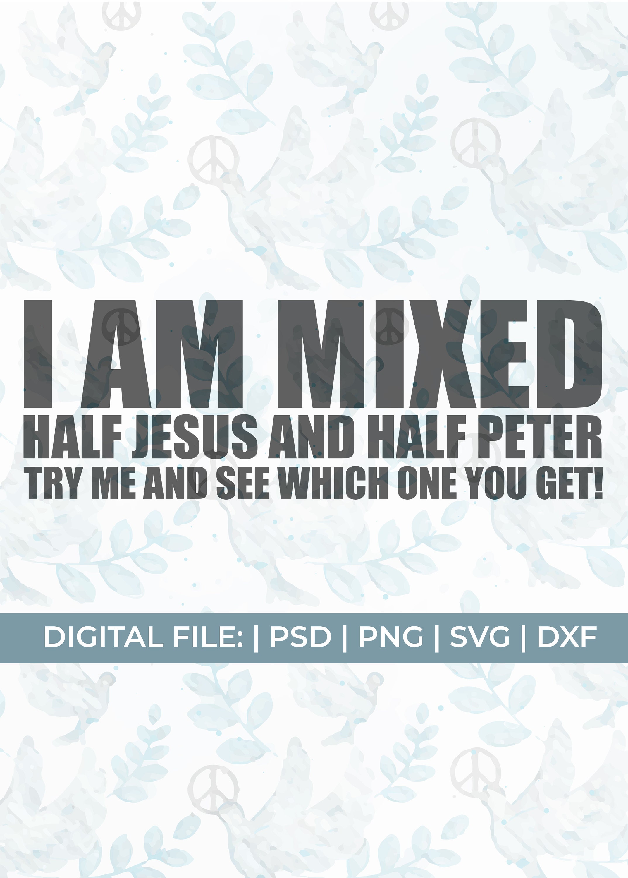 Funny Christian Svg, Try Me Svg, Peter Svg, Petty Svg, Offend Svg ...