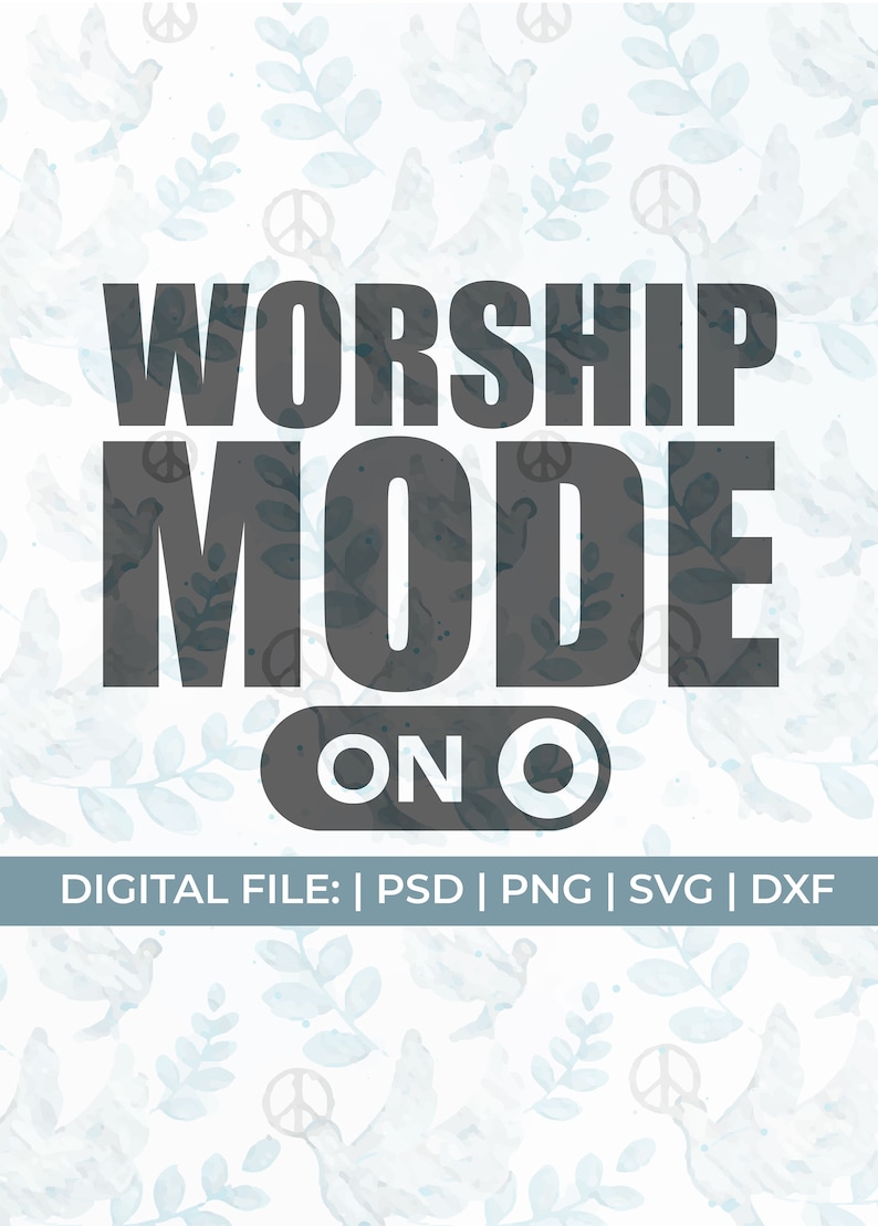 Worship Svg Worship Mode Svg Praise Svg Church Svg Church - Etsy