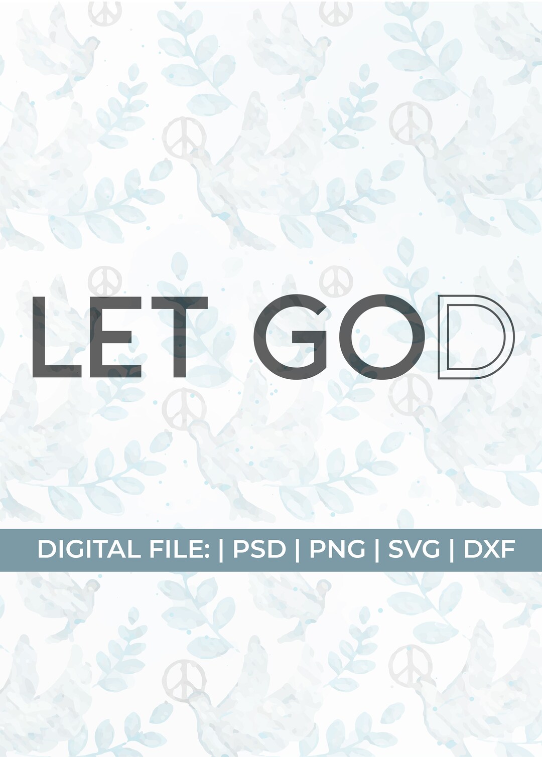 Let God Svgreligious Svg Filesscripture Svgfaith Cross Svgchristian ...