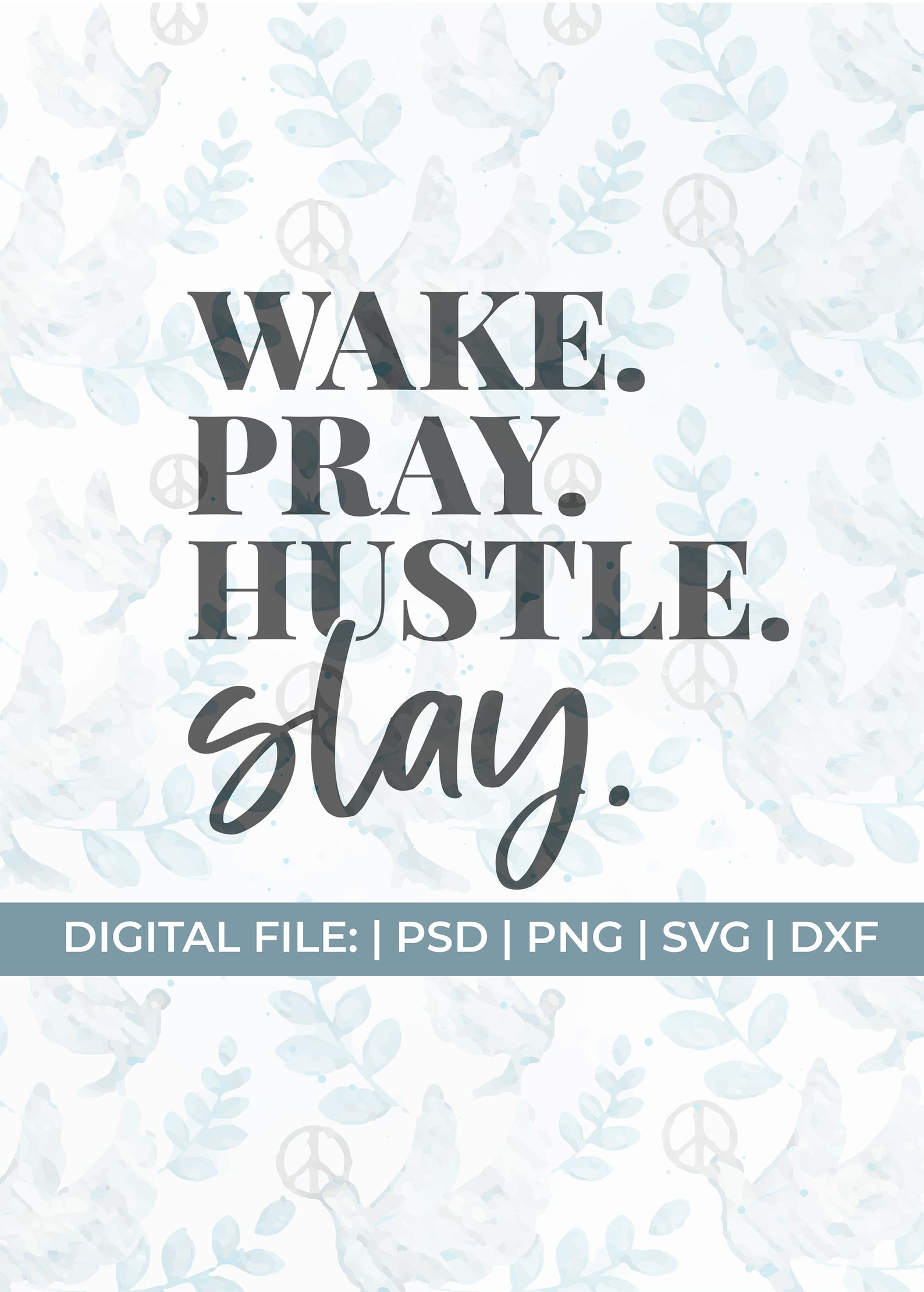 Ceo Svg Wake Pray Hustle Slay Svg Entrepreneur Svg Small - Etsy