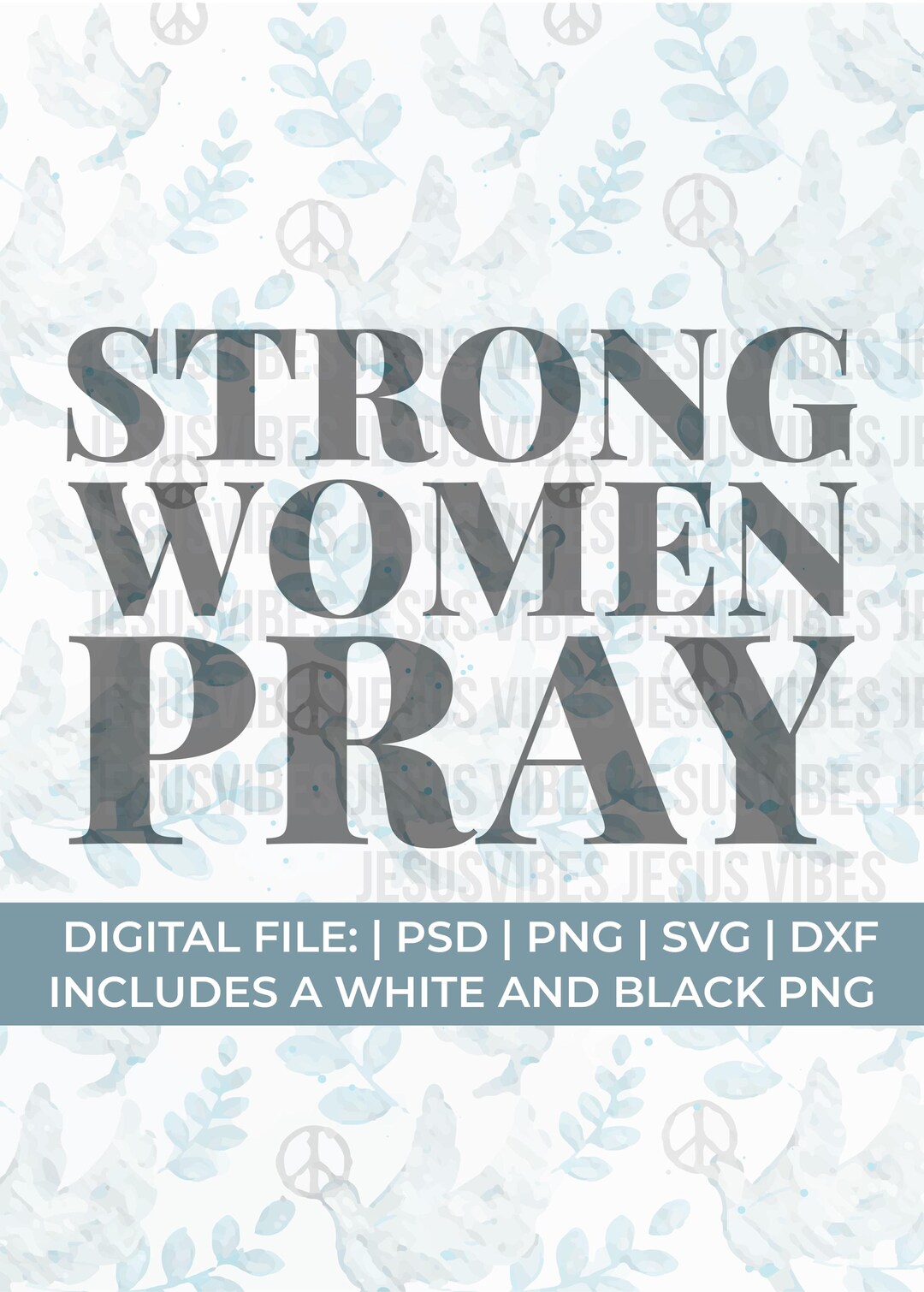 Strong Women Pray Svg, Christian Women Svg, Christian Woman Svg ...