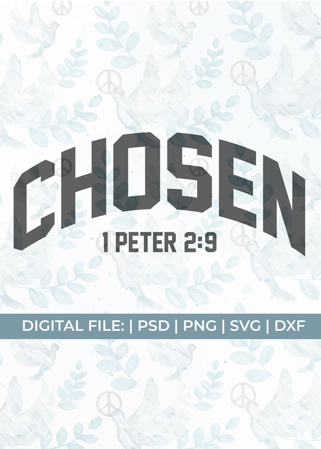 Chosen Svg Png, Peter Svg, 1 Peter 2 9 Svg, Bible Verse Svg, Scripture ...