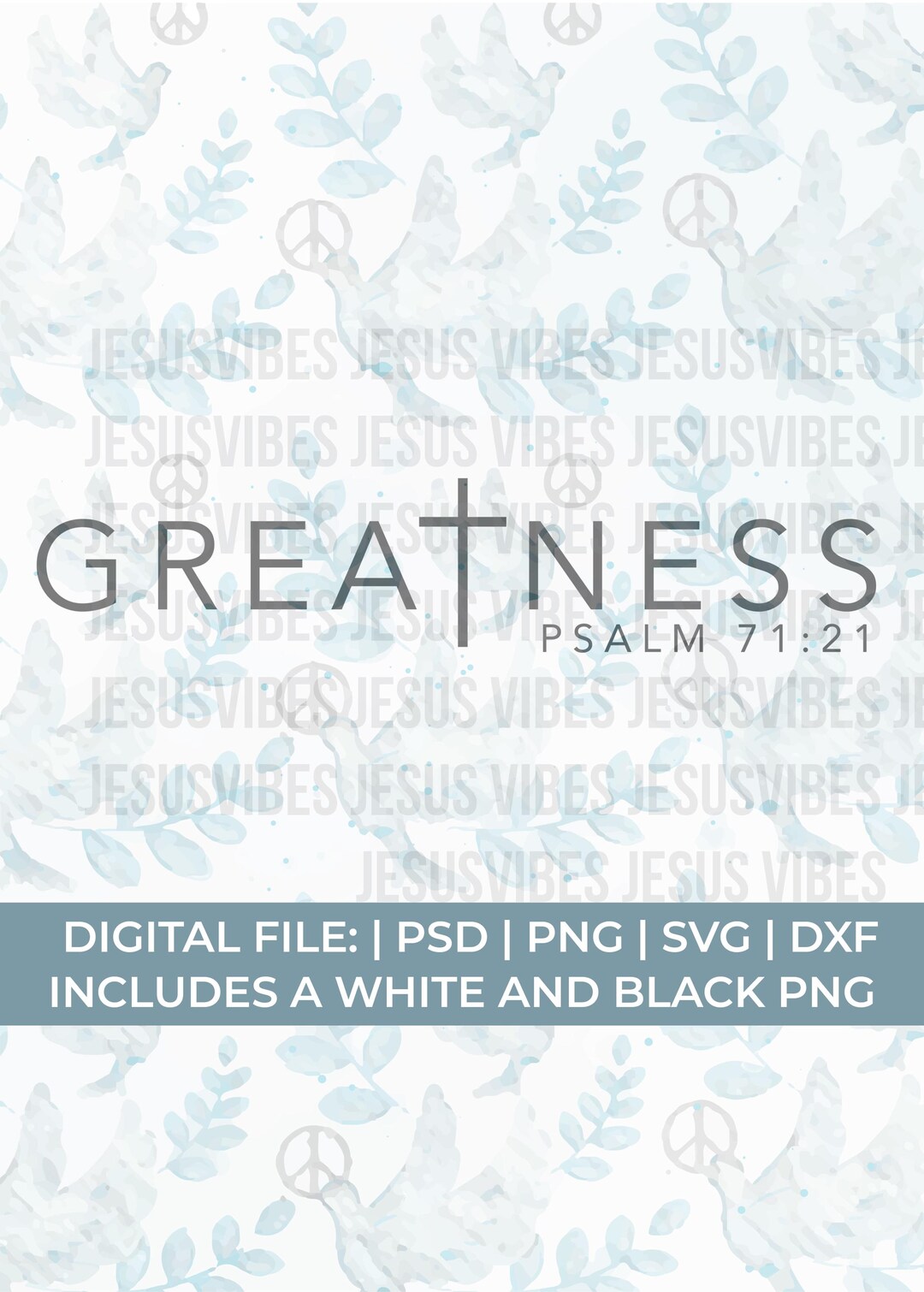 Psalm Svg Png, Greatness Svg Png, Psalm 71 21 Svg, Religious Svg ...