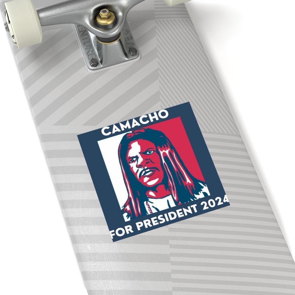 Camacho for President 2024 Sticker Idiocracy Sticker Funny Sticker - Etsy