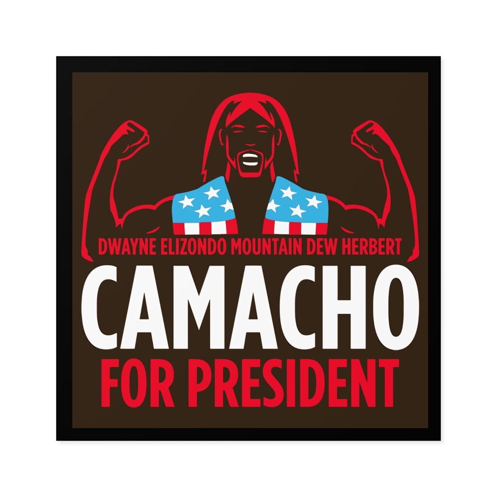 Camacho for President 2024 Sticker | Idiocracy Sticker | Fun Stickers ...