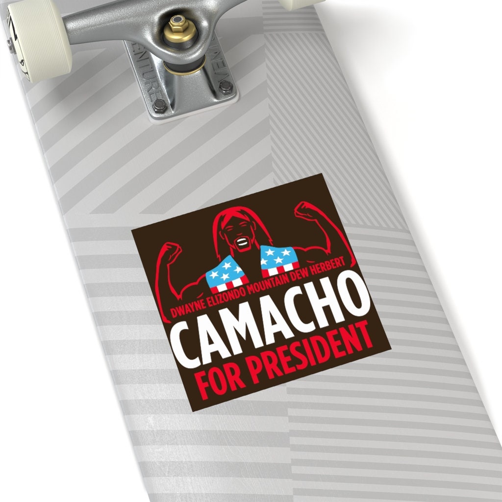 Camacho for President 2024 Sticker | Idiocracy Sticker | Fun Stickers ...