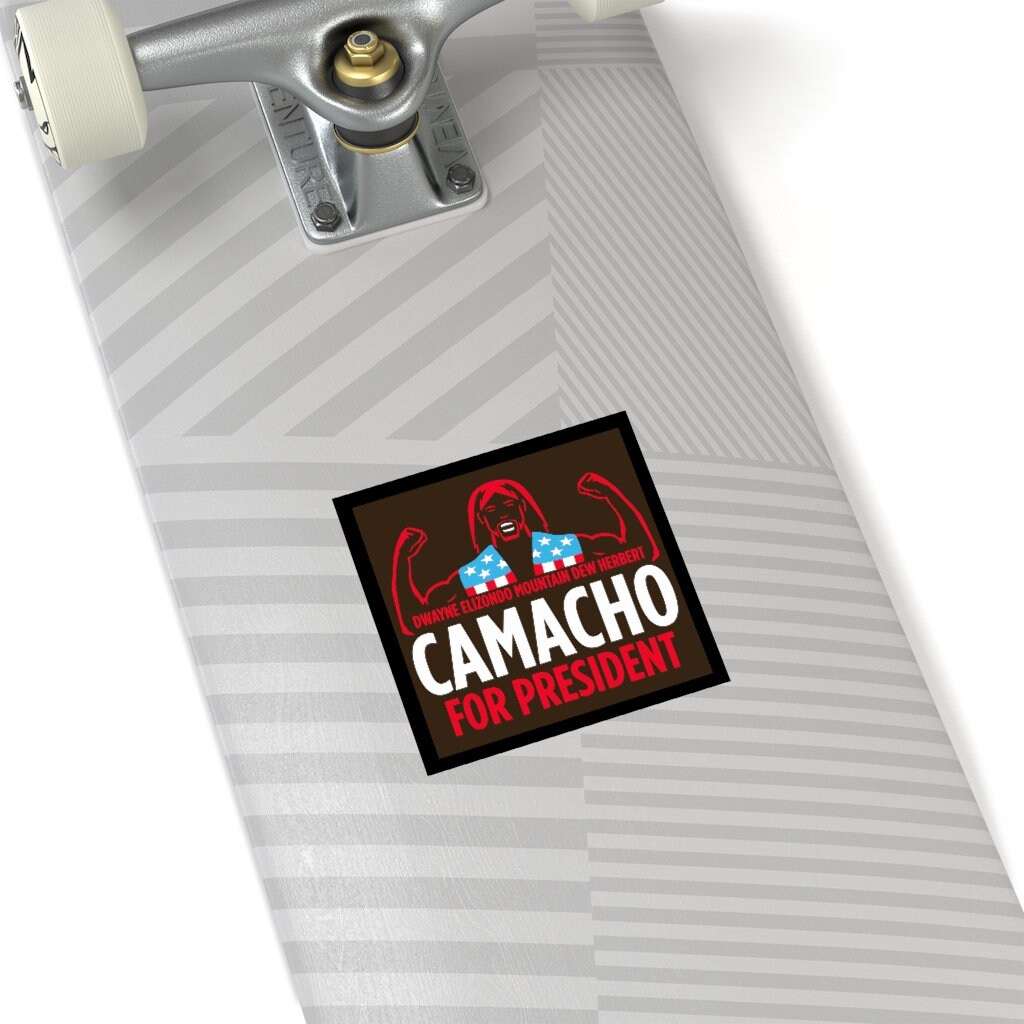 Camacho for President 2024 Sticker | Idiocracy Sticker | Fun Stickers ...