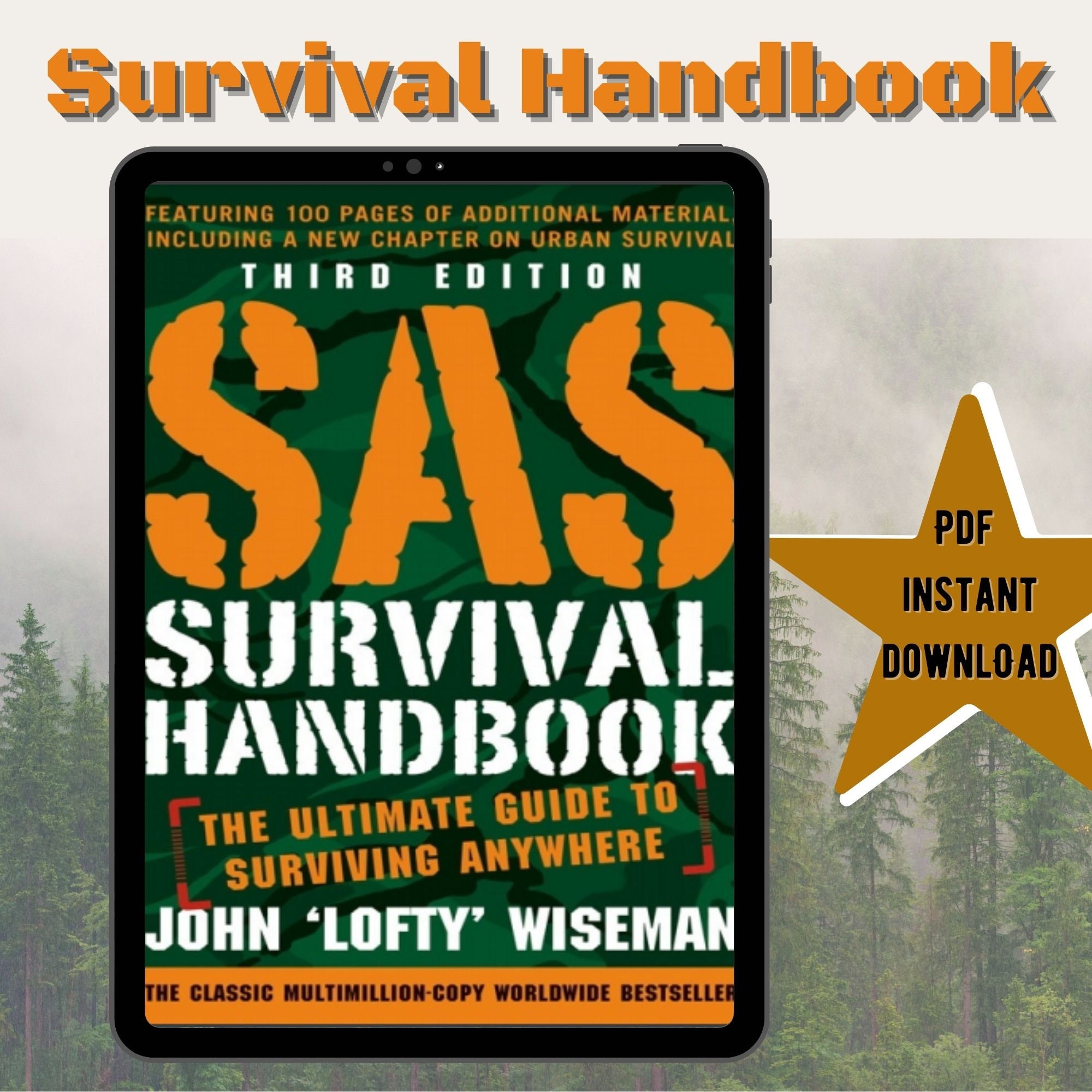 SAS Survival Manual, SAS Survival Guide, SAS Survival Book, Survival ...