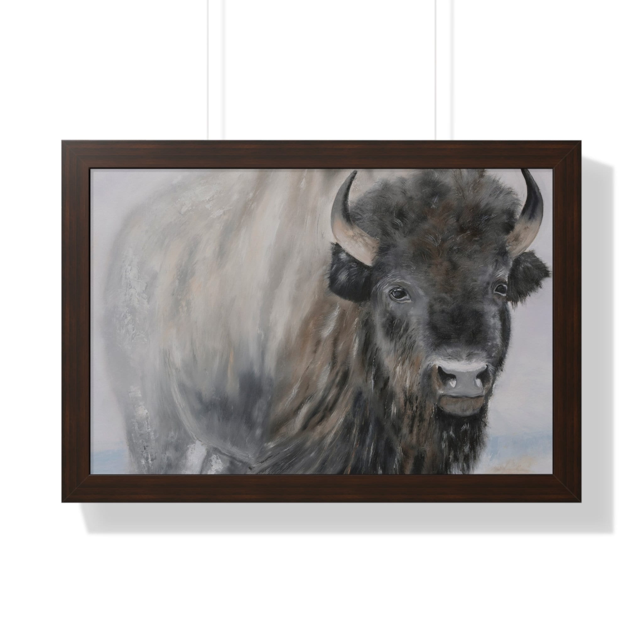 Majestic Bison Oil Painting - Etsy