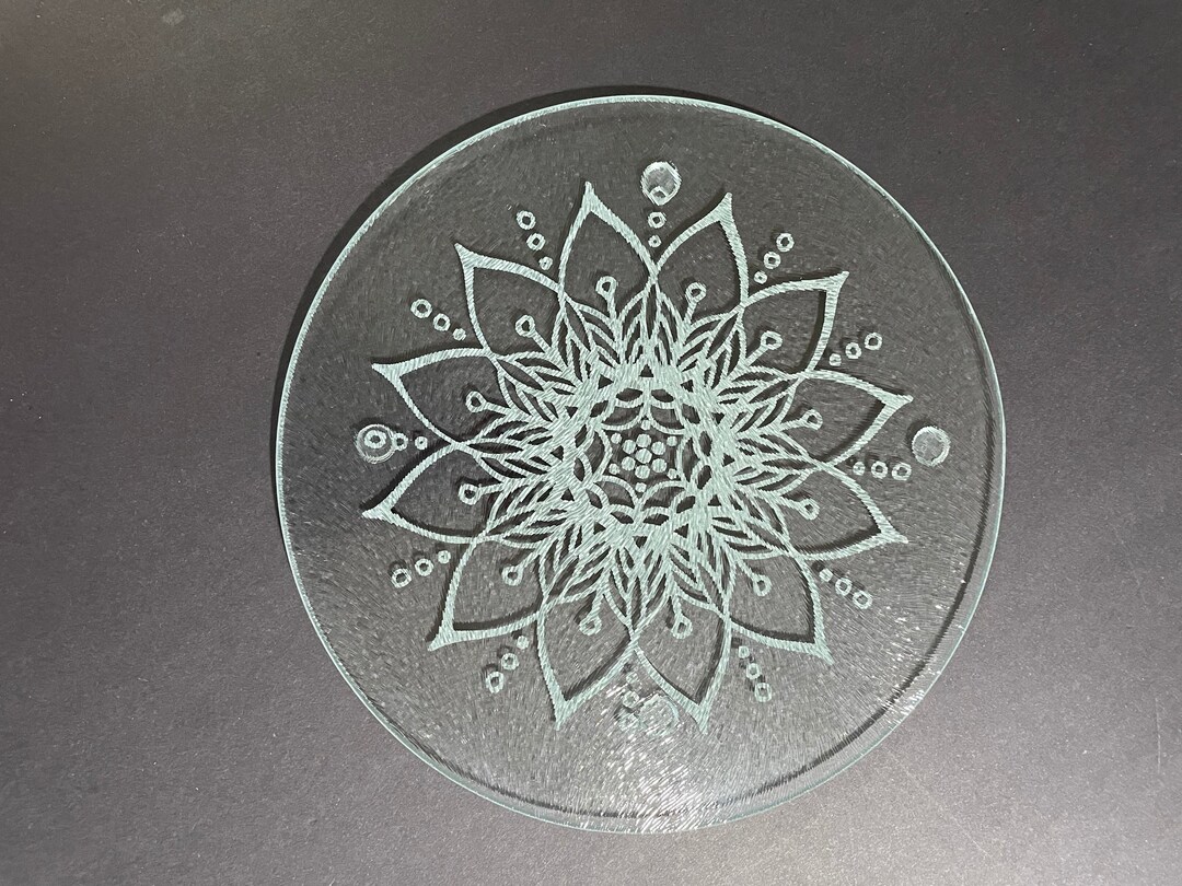 Glass Trivet, Glass Cutting Board, Mandala Trivet, Mandala Kitchen ...
