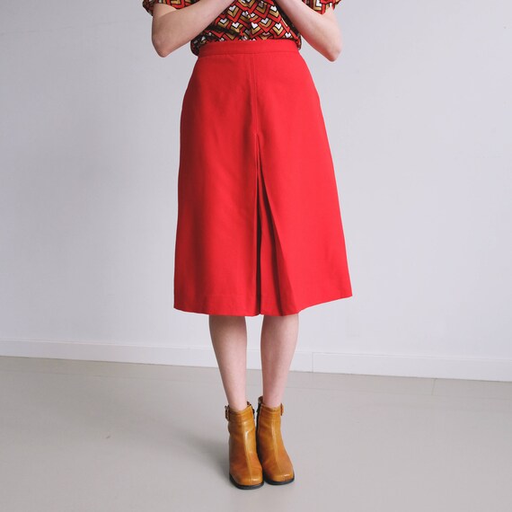 Inverted Box Pleat Skirt