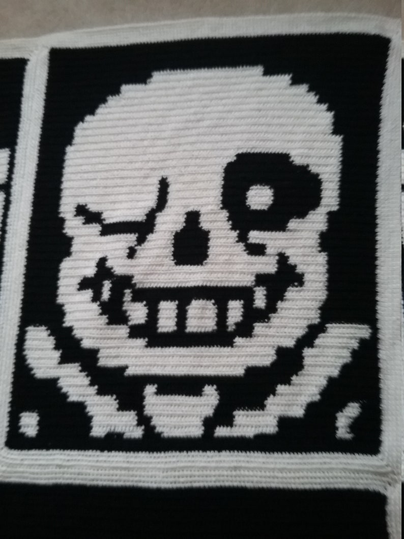 Undertale Character Crocheted Blanket Pattern PDF Digital Download - Etsy