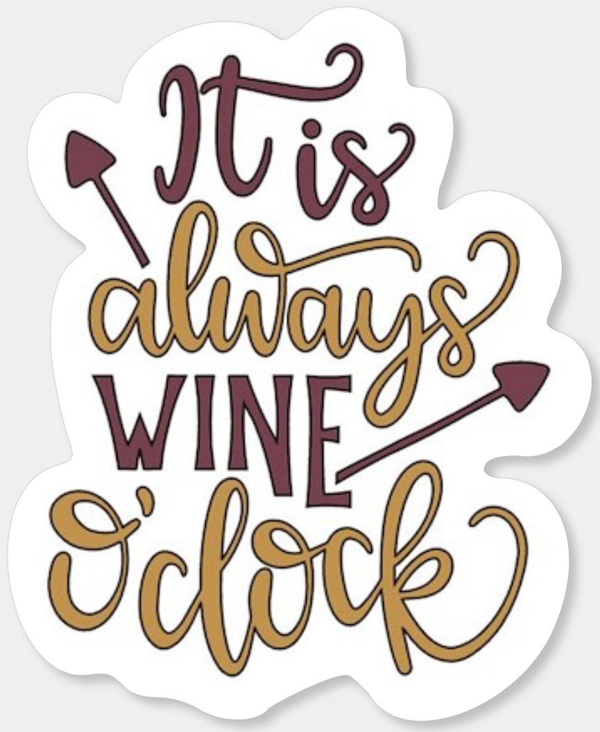 Sticker. Stickers Wine Wine Sticker Wine Stickers Vino | Etsy