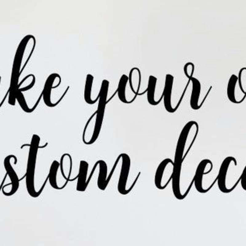 Custom Wall Decals - Etsy