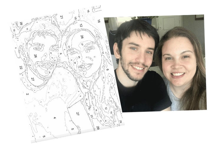 Color by Number Coloring Pages Custom Custom Color by - Etsy Australia