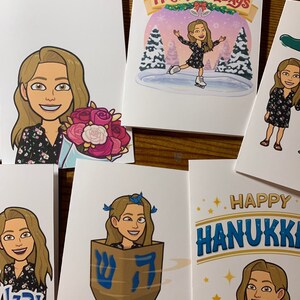 Bitmoji, Bitmoji Card, Bitmoji Greeting Card, Greeting Card, Blank Card ...